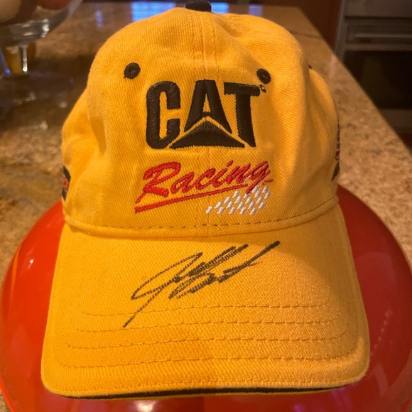 Caterpillar | Accessories | Signed Nascar Caterpillar Racing Hat Cat ...